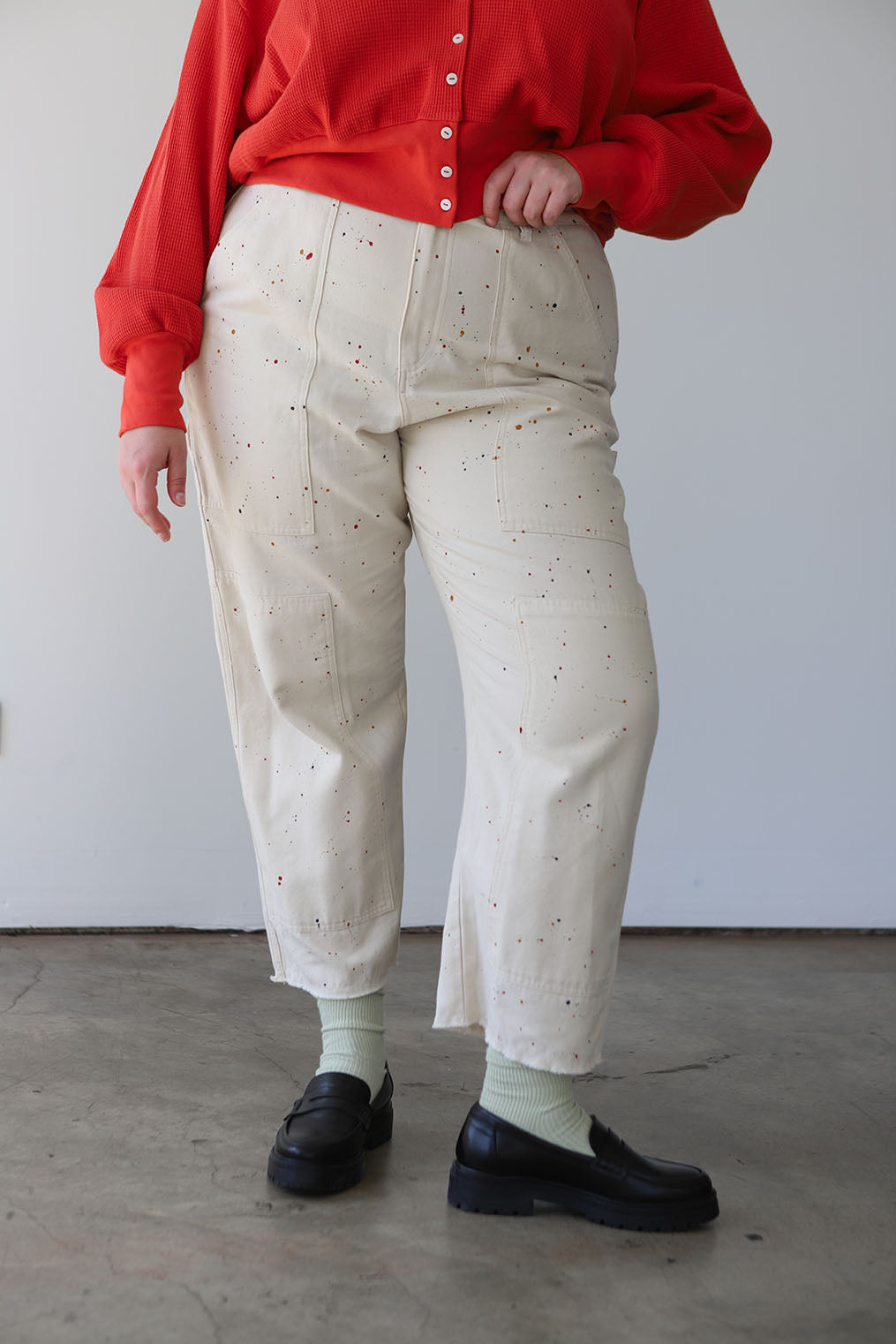 Noble Artist Pant in Splatter Print