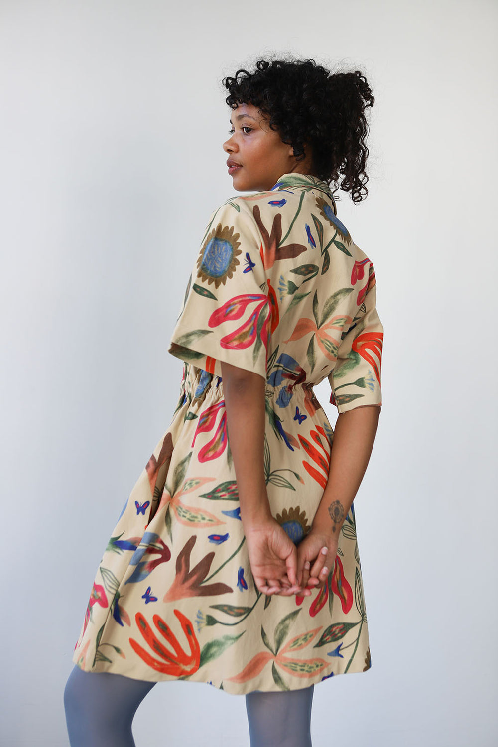 Noble Utility Dress in Laura Burke Print
