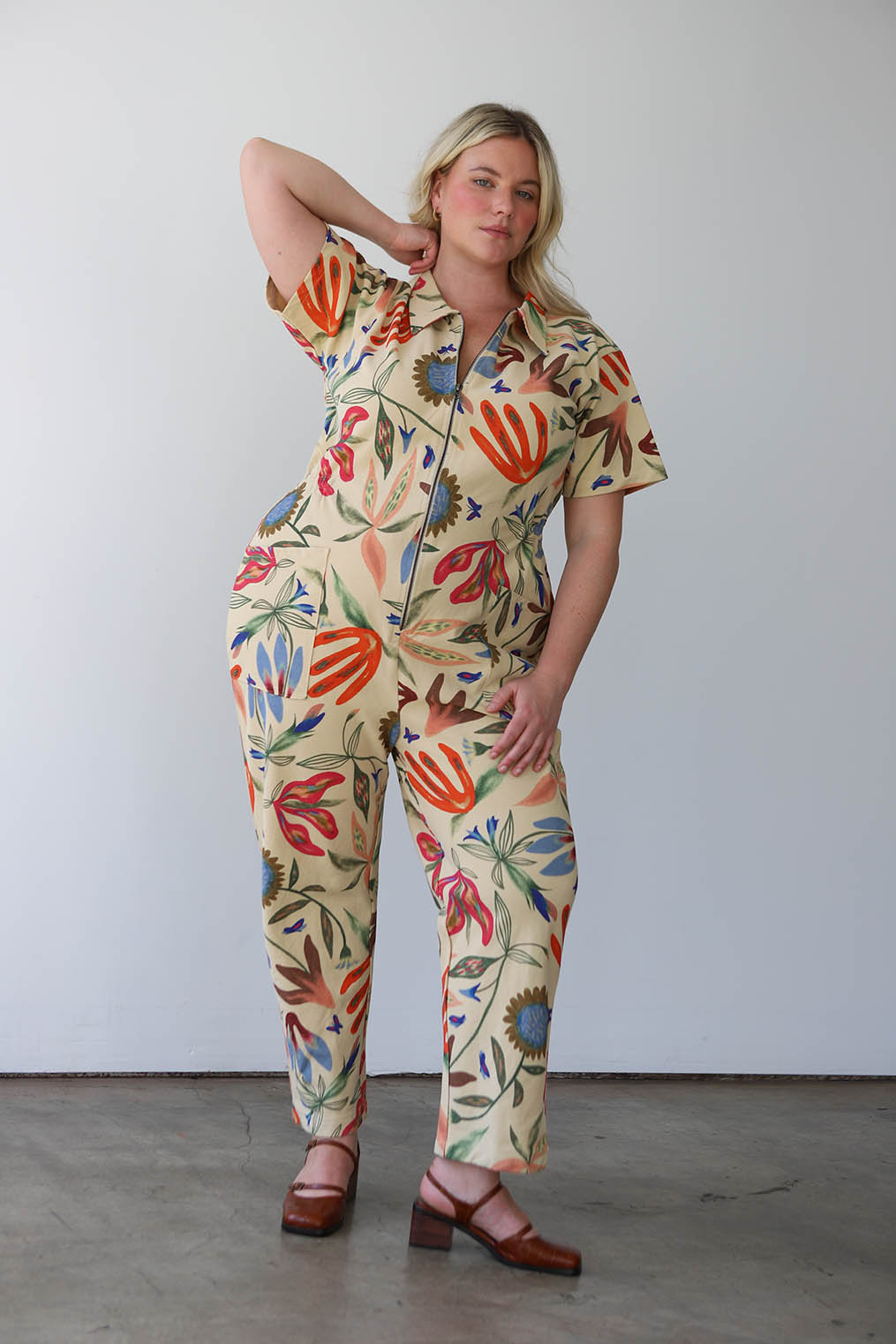 Noble Utility Suit in Laura Burke Print