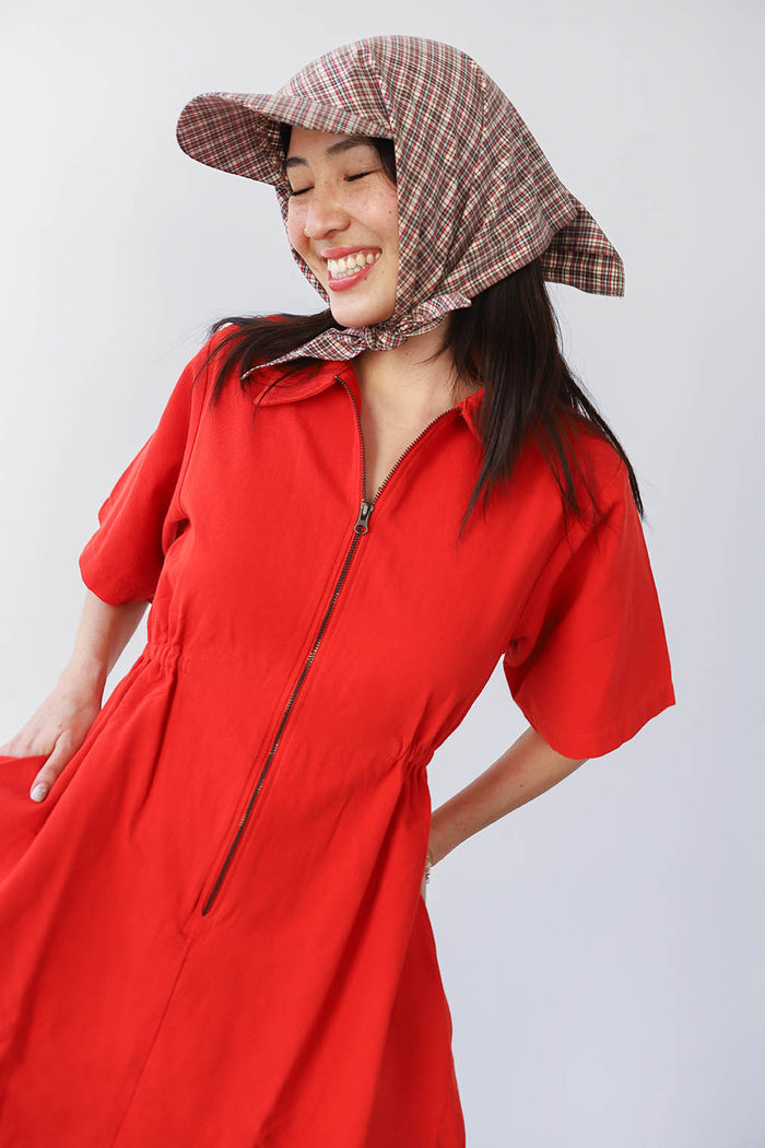 Noble Utility Dress in Paprika