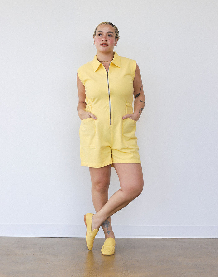 Noble Tank Suit in Butter